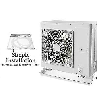 1 Set of AC External Unit Drip Tray Air Conditioner Drip Pan Leak Proof ...