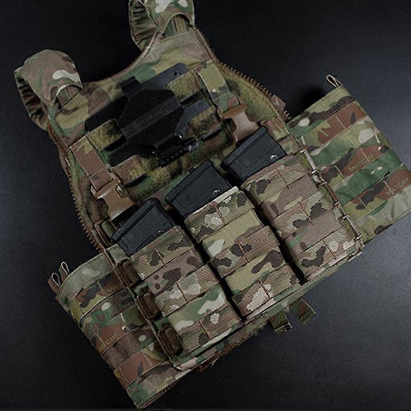 Tactical Triple Magazine Pouch For 556mm with Hard Insert Carrier Quick ...