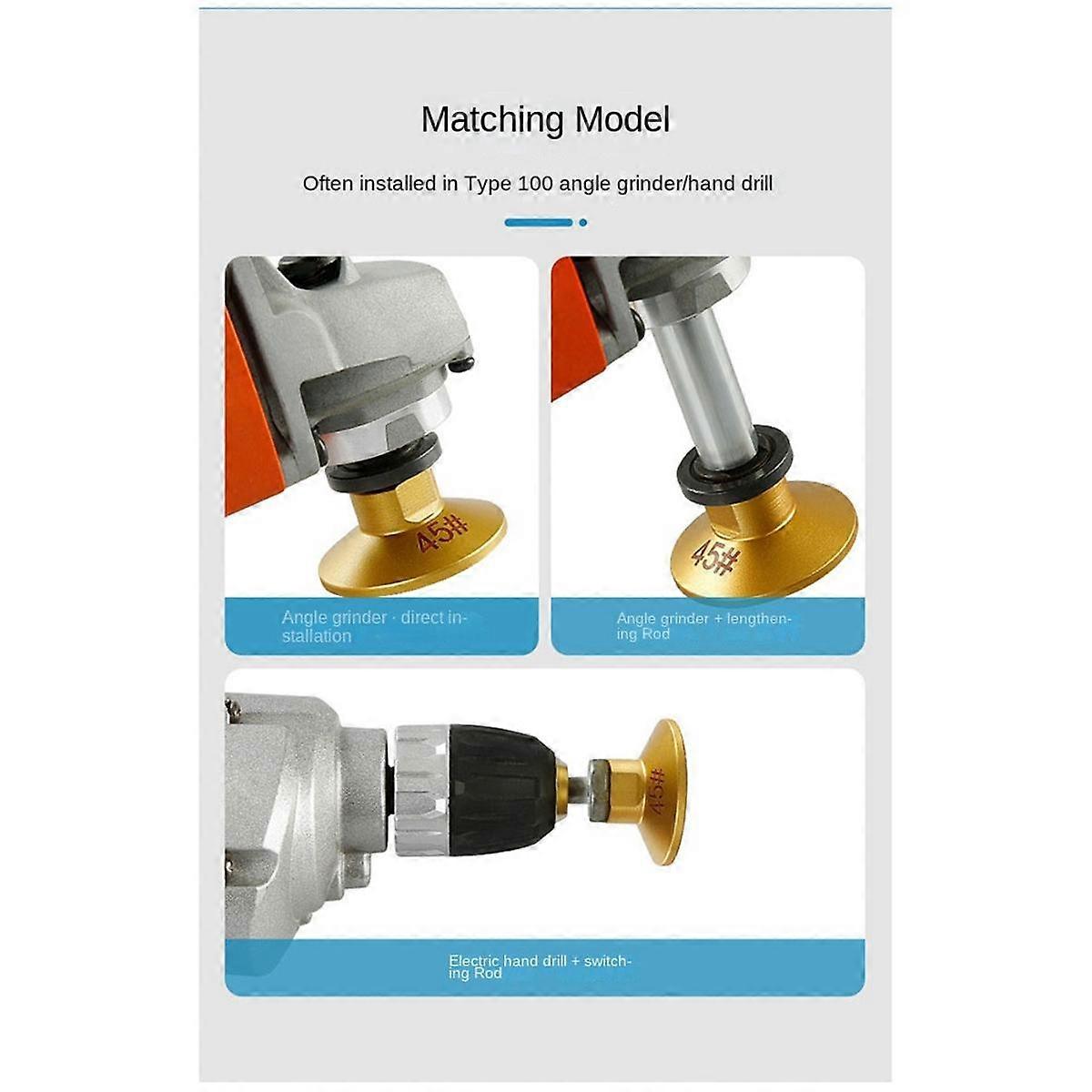 45/60/100 Brazed Flat Grinding Head Abrasive Polishing Stone Marble ...