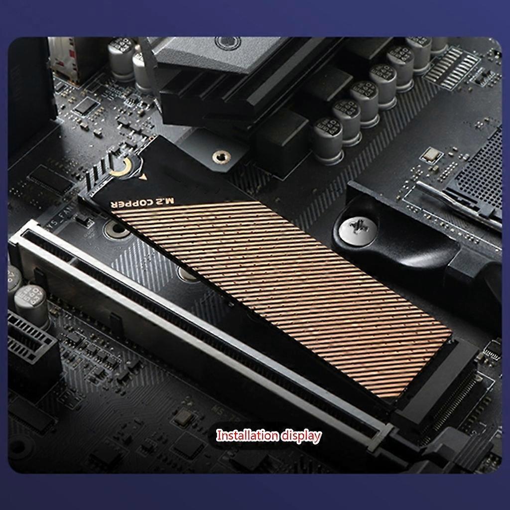 Graphene M.2 Ssd Heat Sink Heatsink Cover Thermal Shield Copper ...