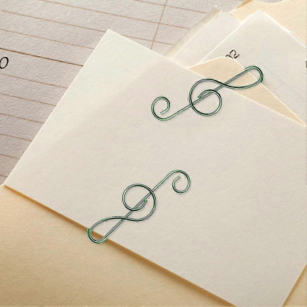 100 Pack Music Paper Clips, Music Paper Clips Metal Paper Clips For ...