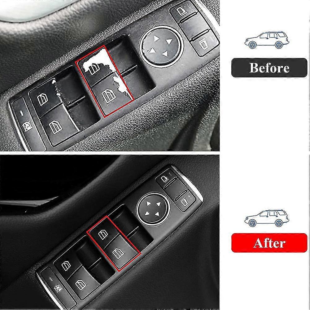 Master Window Switch Button Cover Cap for Mercedes- C-Class W204 S204 ...
