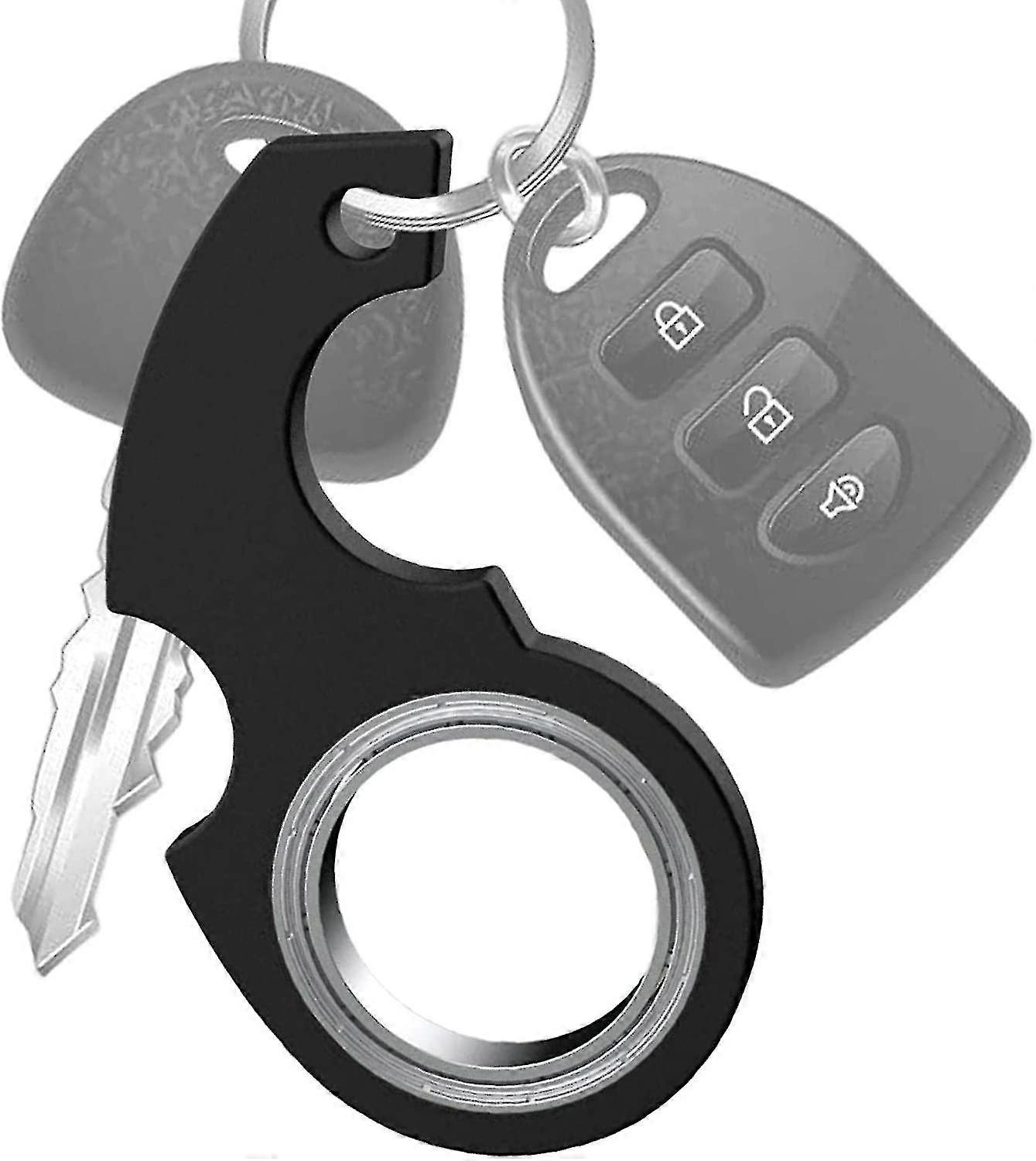 Keychain Spinner Fidget Ring Toy, Metal Key Spinner,fidget Keychain ...