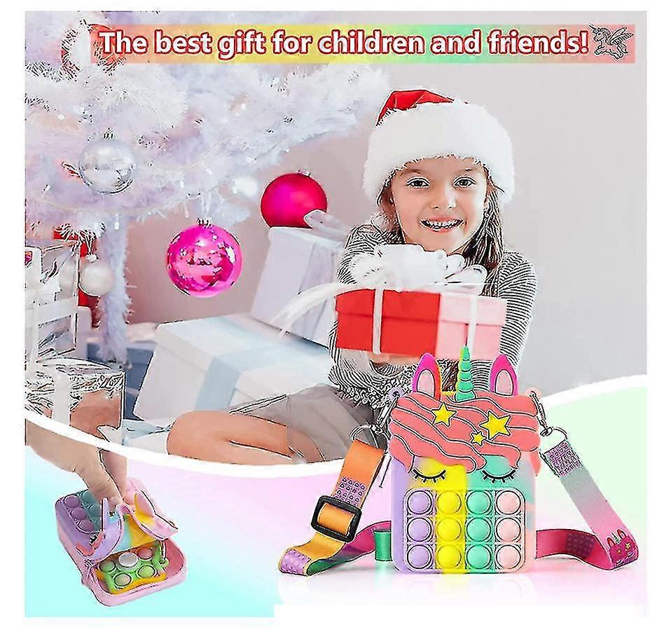 Pop Bag It, Pop Fidget Toy Shoulder Bag,Messenger Bag 2 In 1 Relief ...