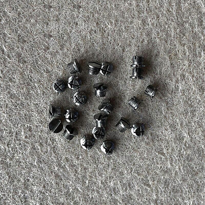 10stk roterende krog stål lille og stor spolekasse skrue patty plade ...