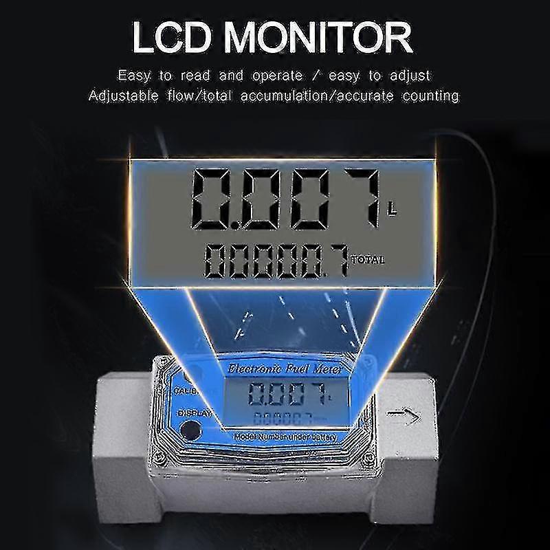 High Accuracy Digital Fuel Flow Meter used for Car Gasoline Diesel ...