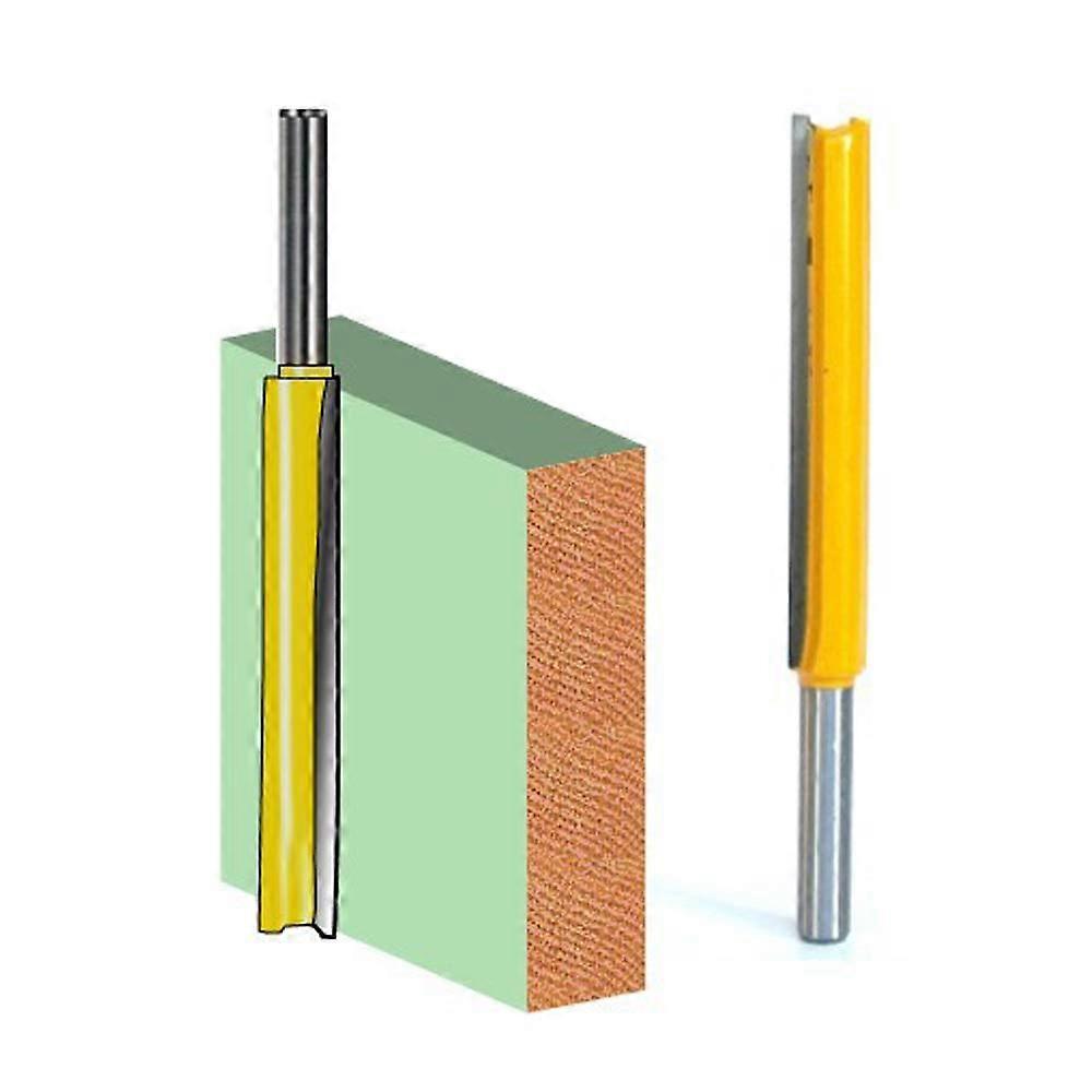 2pcs 8mm Straight Grooving Cutters Carbide Straight Router Bits Extra ...