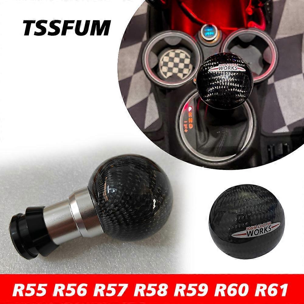 Car Interior Carbon Fiber Gear Shift Knob Ball for Mini Cooper S R55 ...