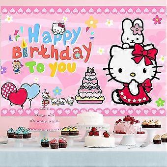 Kitty Party Backdrop Happy Birthday Decorations Banner Photography ...
