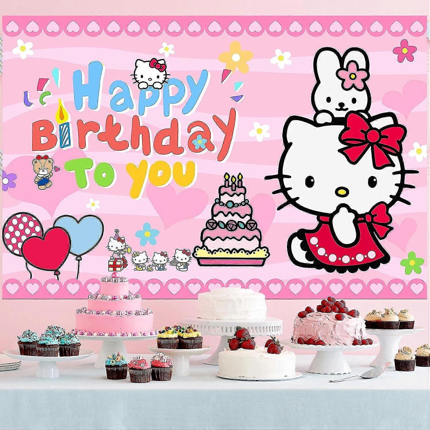 Kitty Party Backdrop Happy Birthday Decorations Banner Photography ...