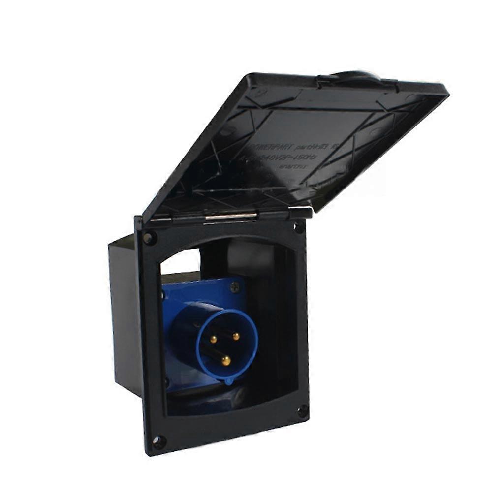 RV Inlet Socket Flush 16A External Flush Inlet Socket for Camper ...