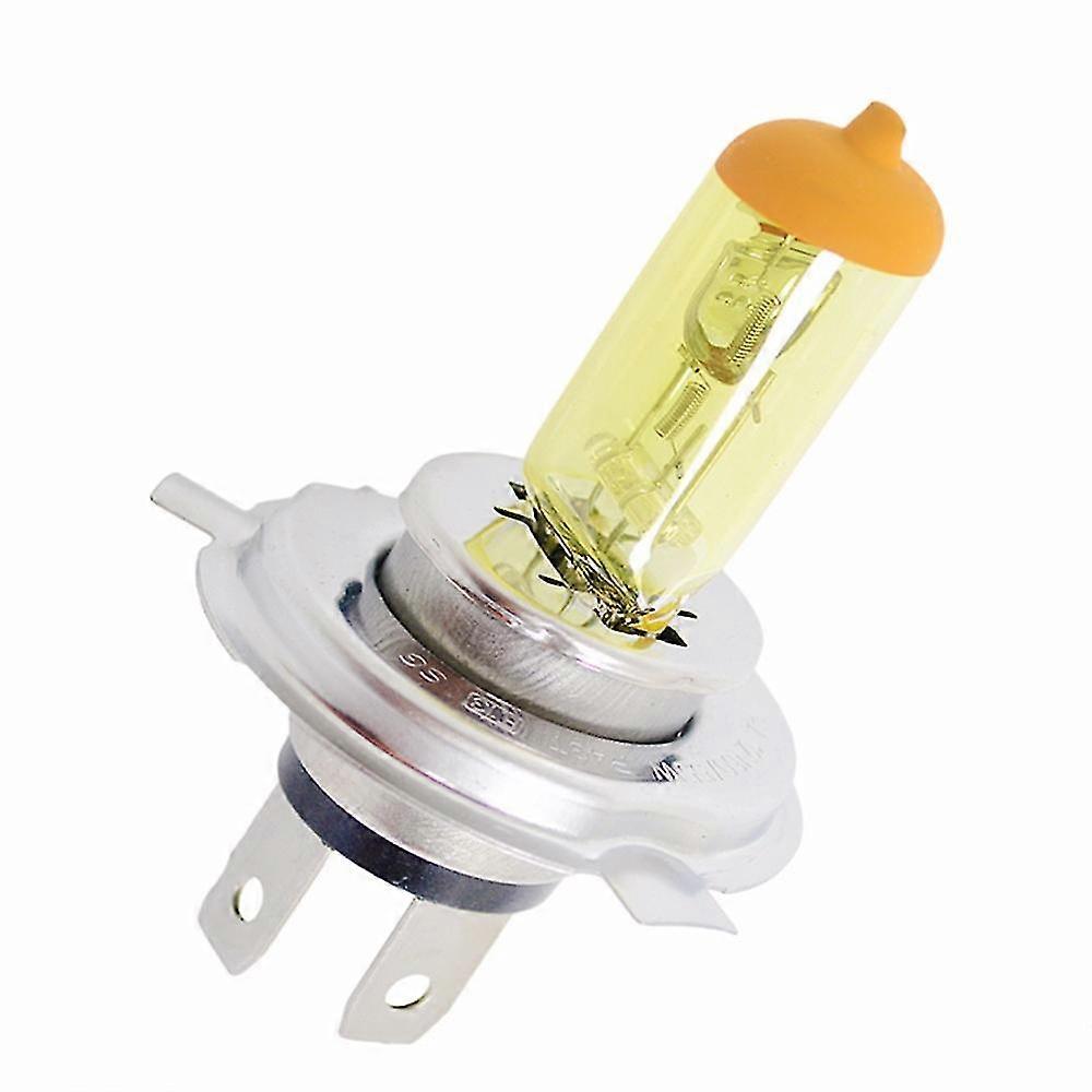Halogen Bulb H4 12v 60/55w Yellow 3000k Headlight Glass Car Light Auto ...