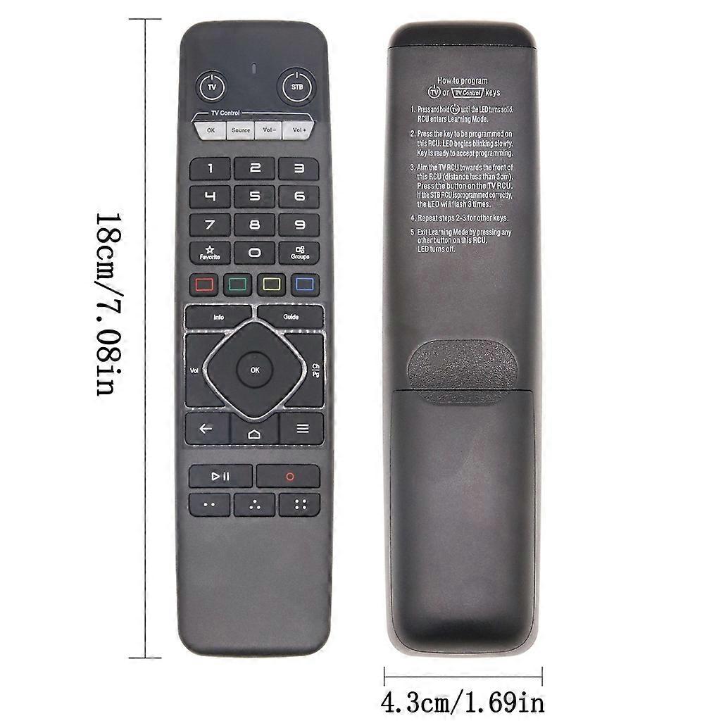 Replacement Smart Learning Voice Remote Control Programmable Remote Fit for Formuler Z7+ 5G ...