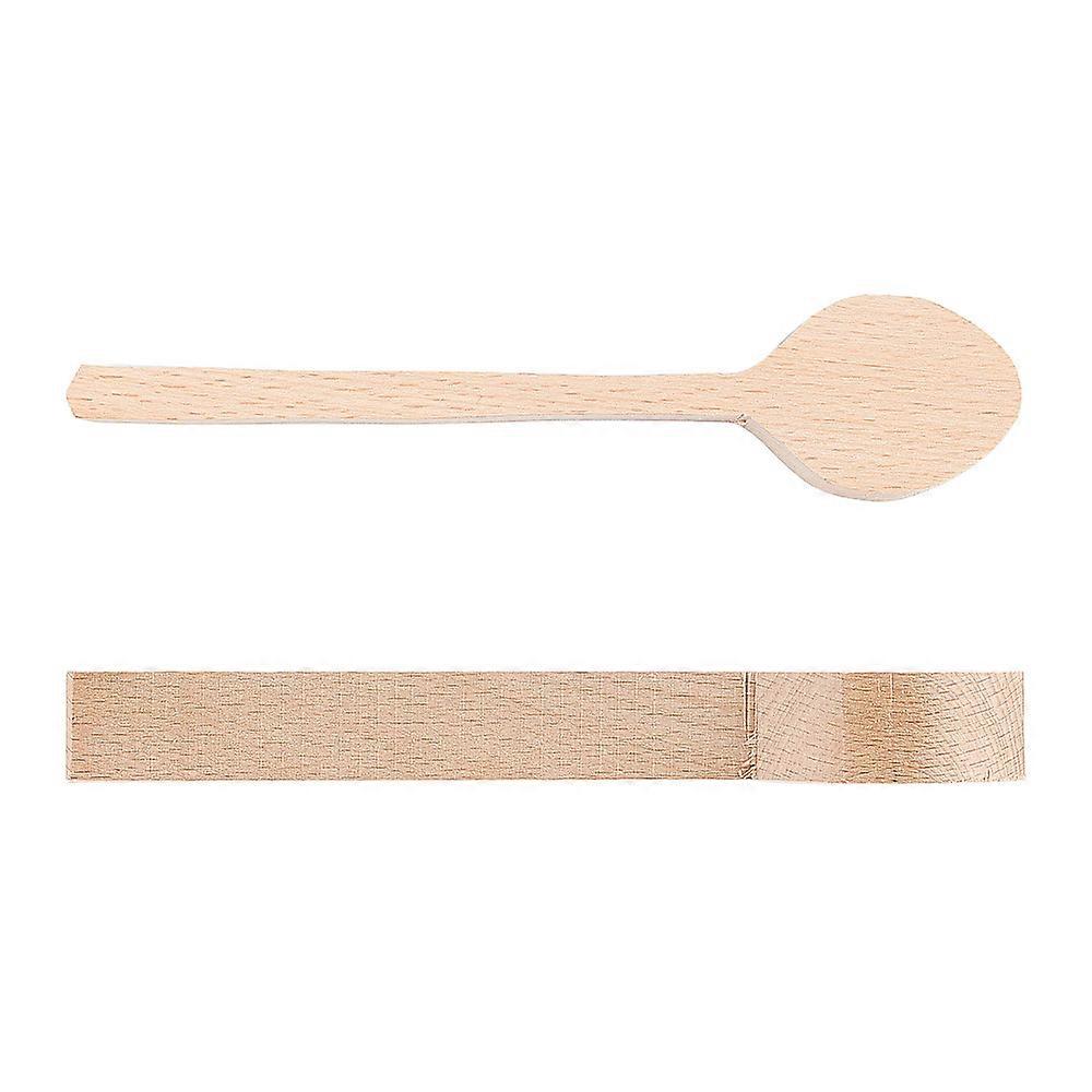 Wood Carving Spoon Blank Beech Unfinished Wooden Craft Set for Carving ...