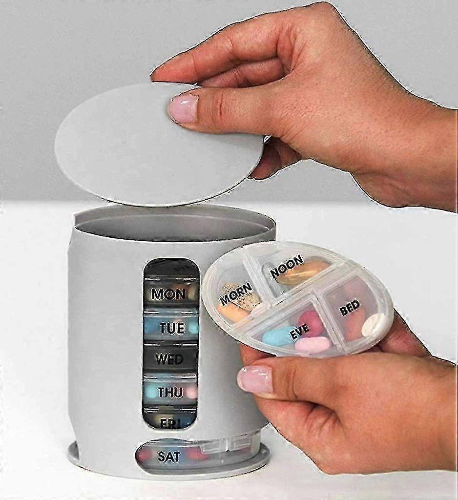 Medication Dispenser 7-day Tablet Box Weekly Dispenser Pill Box Pill ...