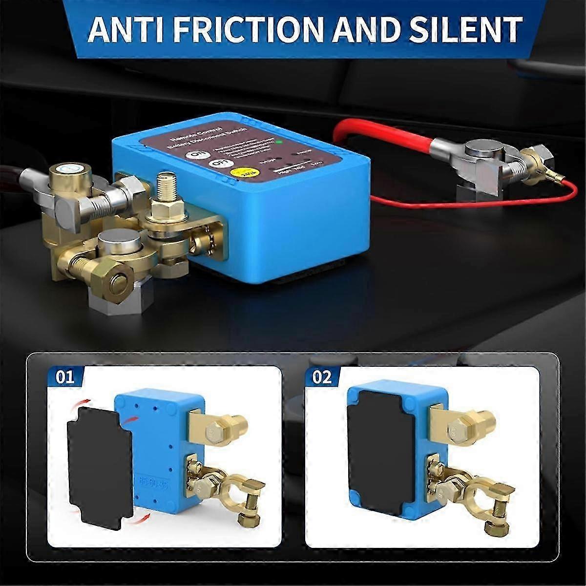 12V 240A Remote Battery Disconnect Switch, Automatic Power Off Switch ...