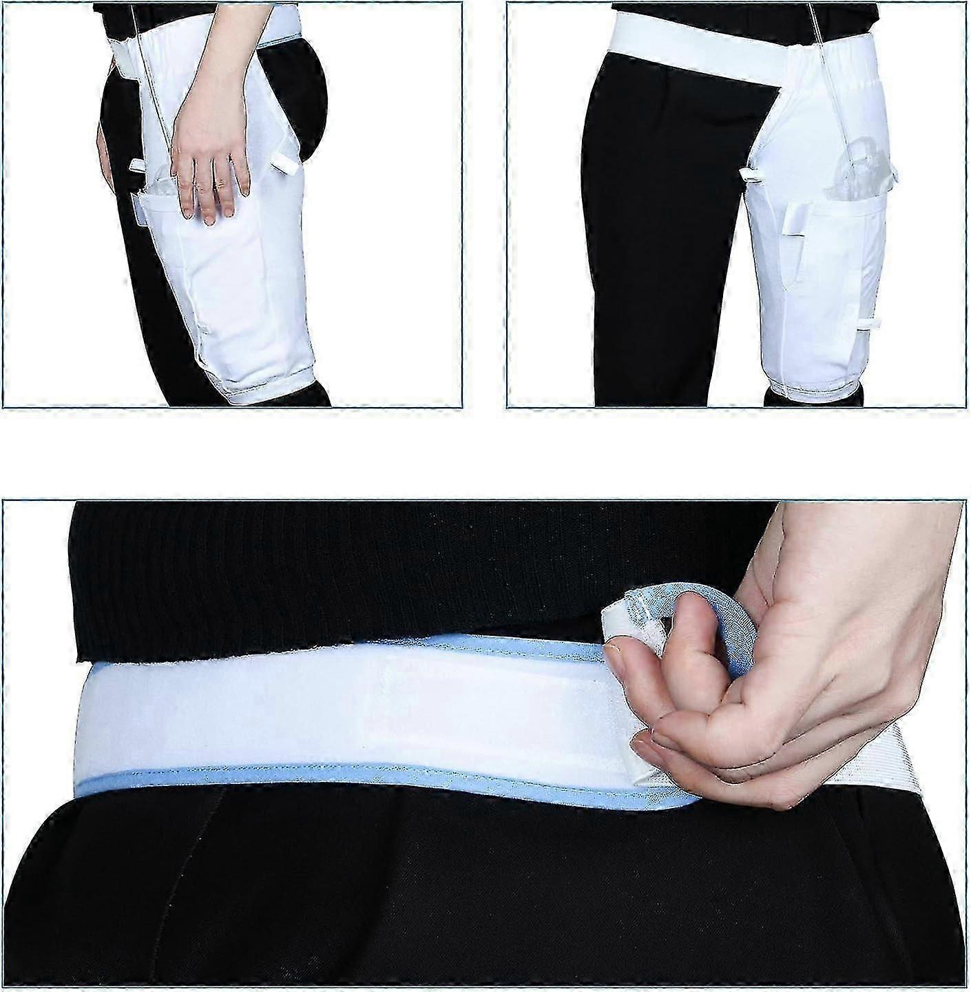 Catheter Leg Bag Holder, Urine Leg Bag Holder Cover with Waist Belt ...