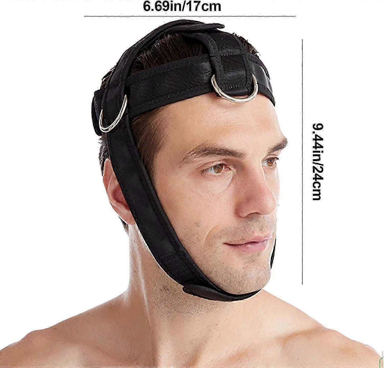 Fitness Neck Head Harness Neck Training Weight Lifting Strength Trainer ...