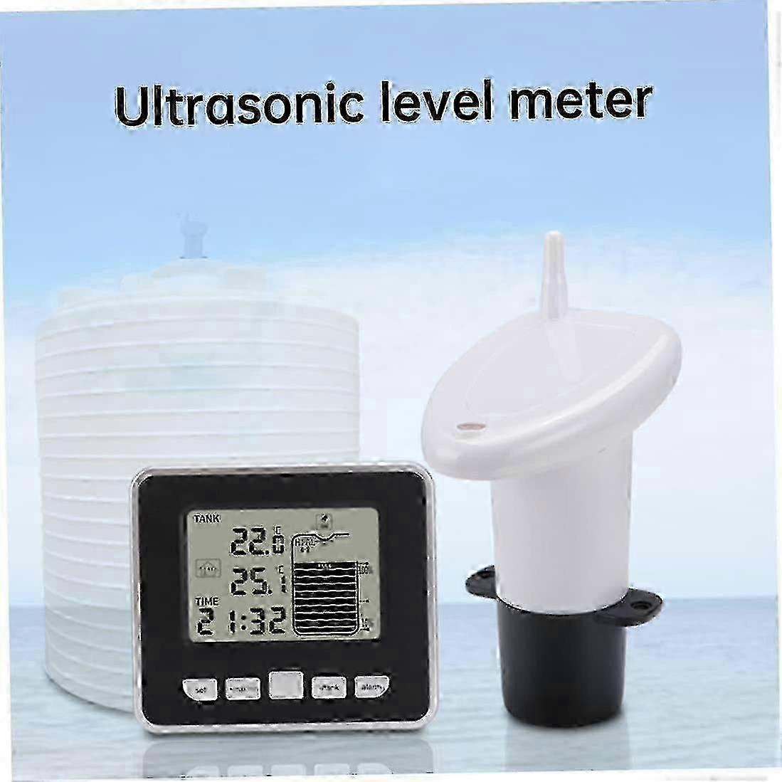 Digital Level Gauge Water Tank Oil Tank Sonic Liquid Level Sensor ...