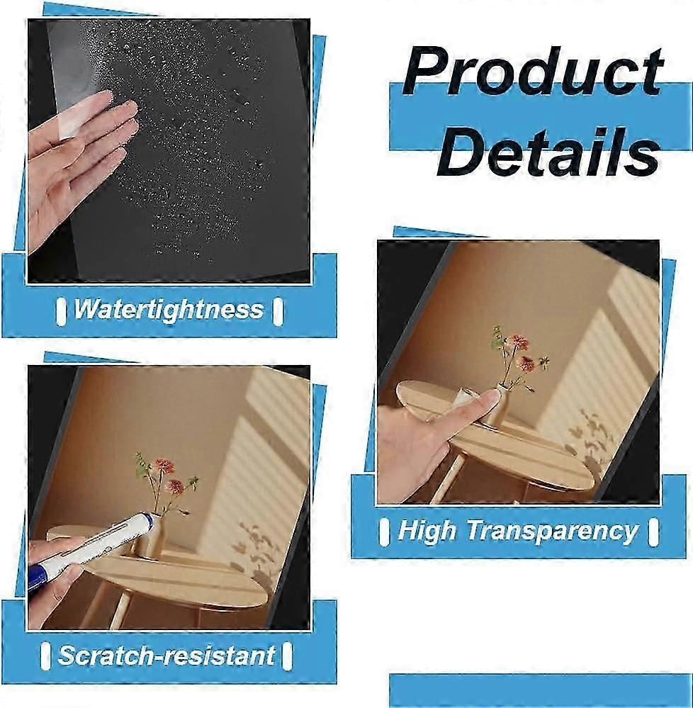 60 Sheets Inkjet Transparency Film A4 PET Transparency Paper Sheets ...
