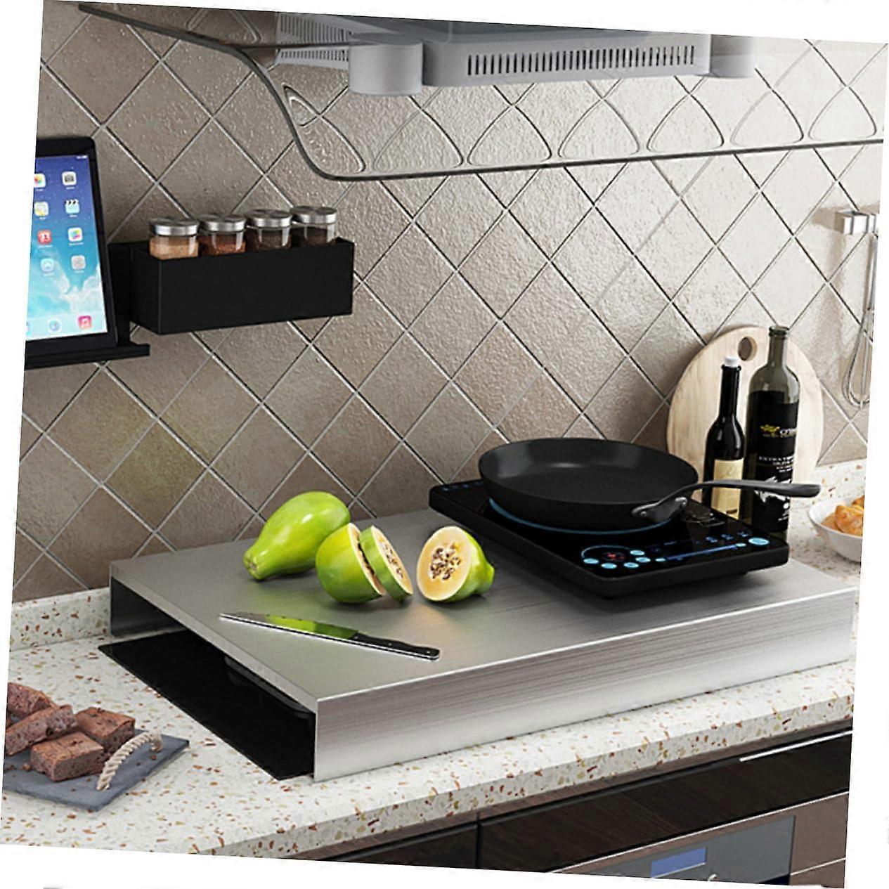 Stainless Steel Kitchen Counter Rack Thick Induction Cooker Stand For ...