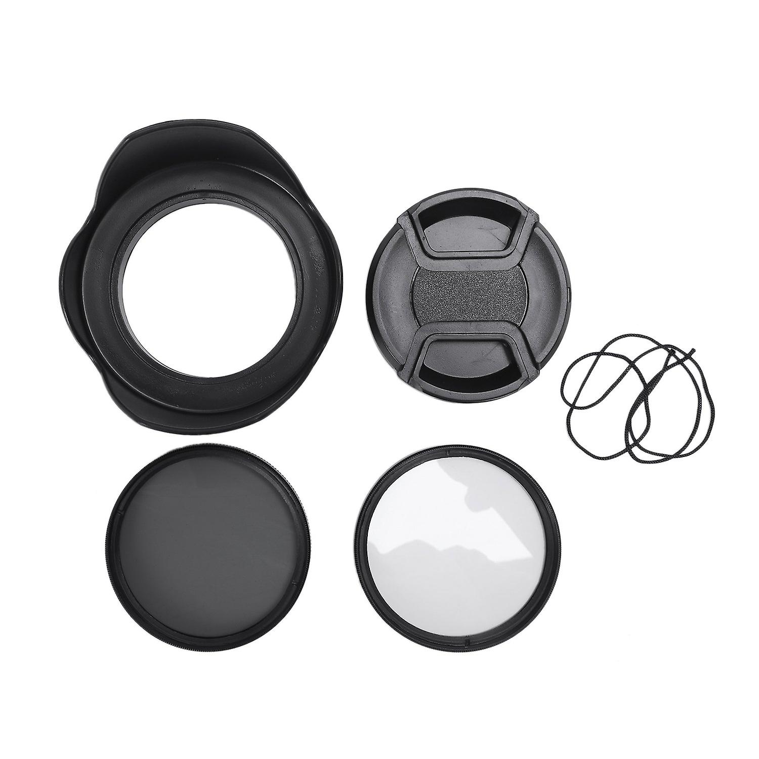 Uv Filter Kit 58mm For 700d 100d 600d 1200d Lens Hood Cap | Fruugo UK