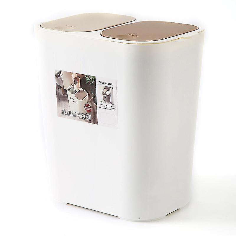 Classification Trash Can Double Covered Double Cover Wet And Dry ...