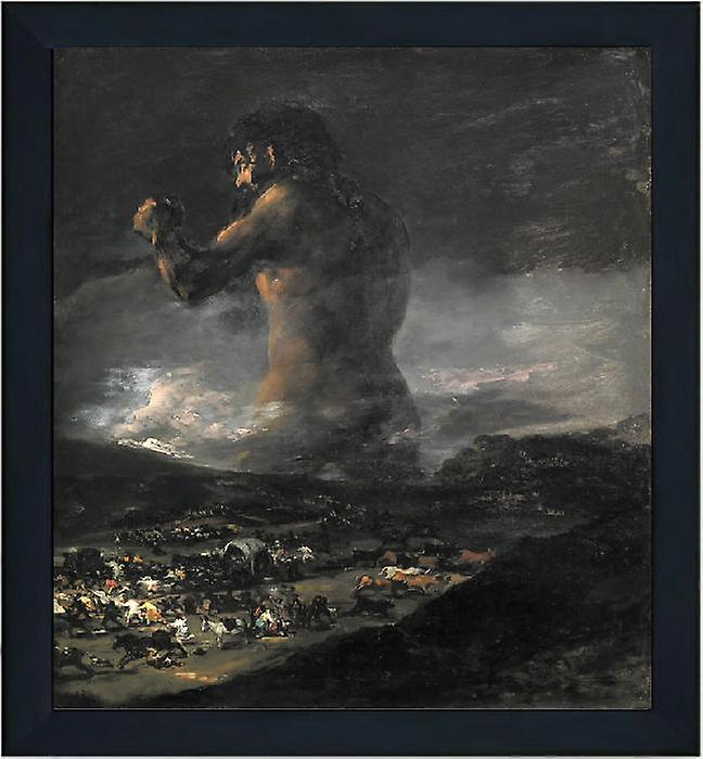 Med ram The Colossus or Panic,Francisco Goya,61x51cm | Fruugo FR
