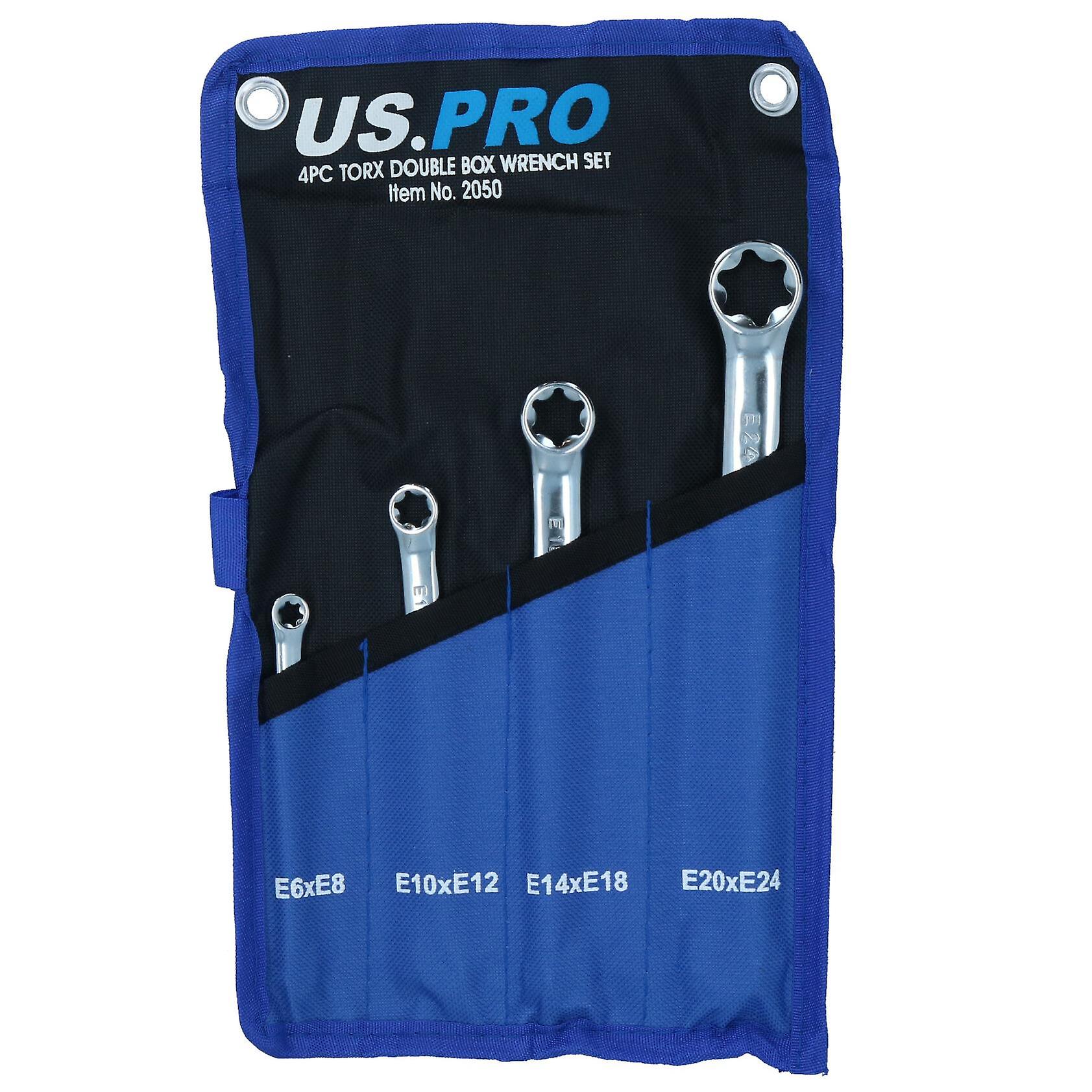 Female Torx E Sockets E4-E18 + Spanners E6-E24 1/4" Drive Ratchet ...