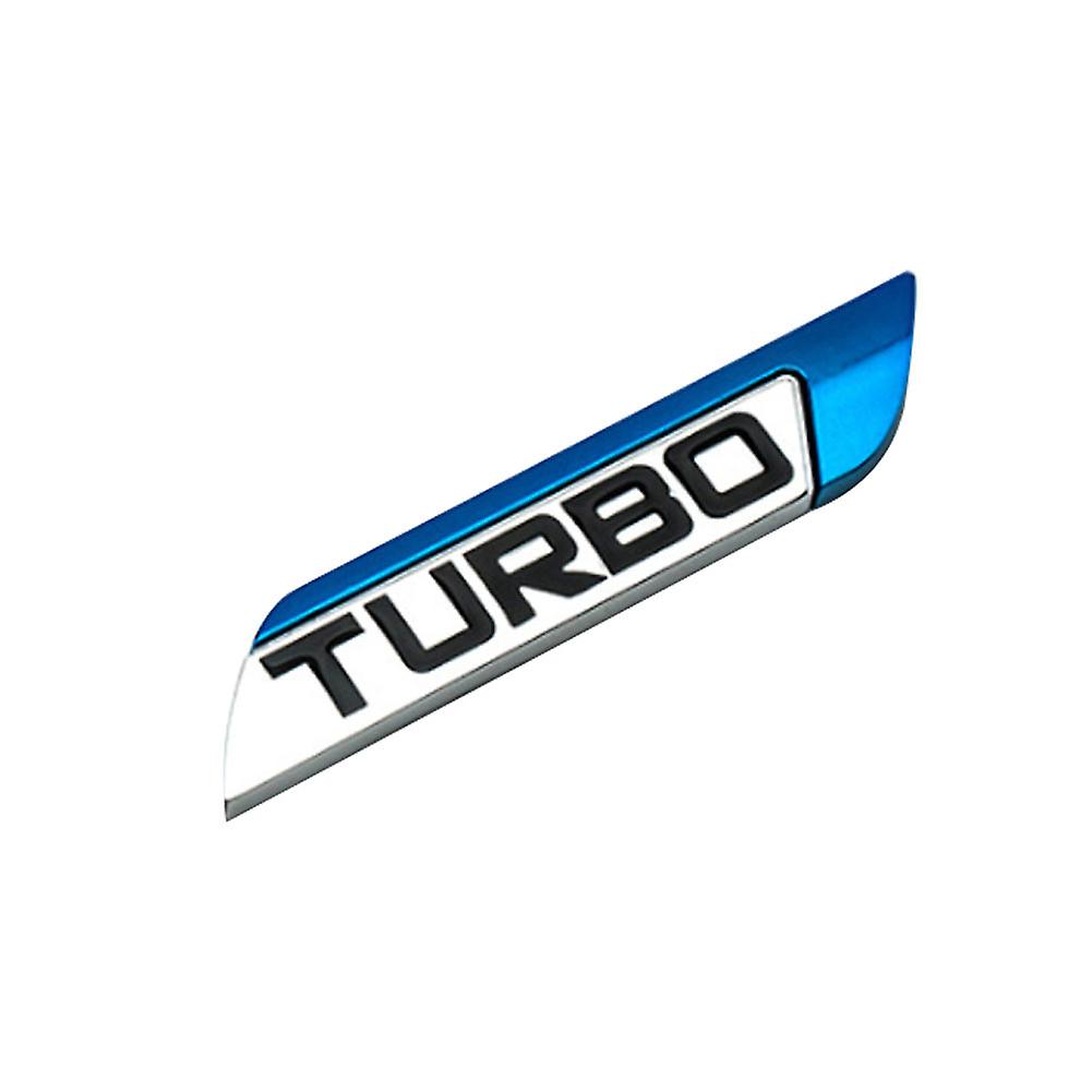 3D Metal TURBO Turbocharged Car Sticker Logo Emblem Badge Car Styling ...