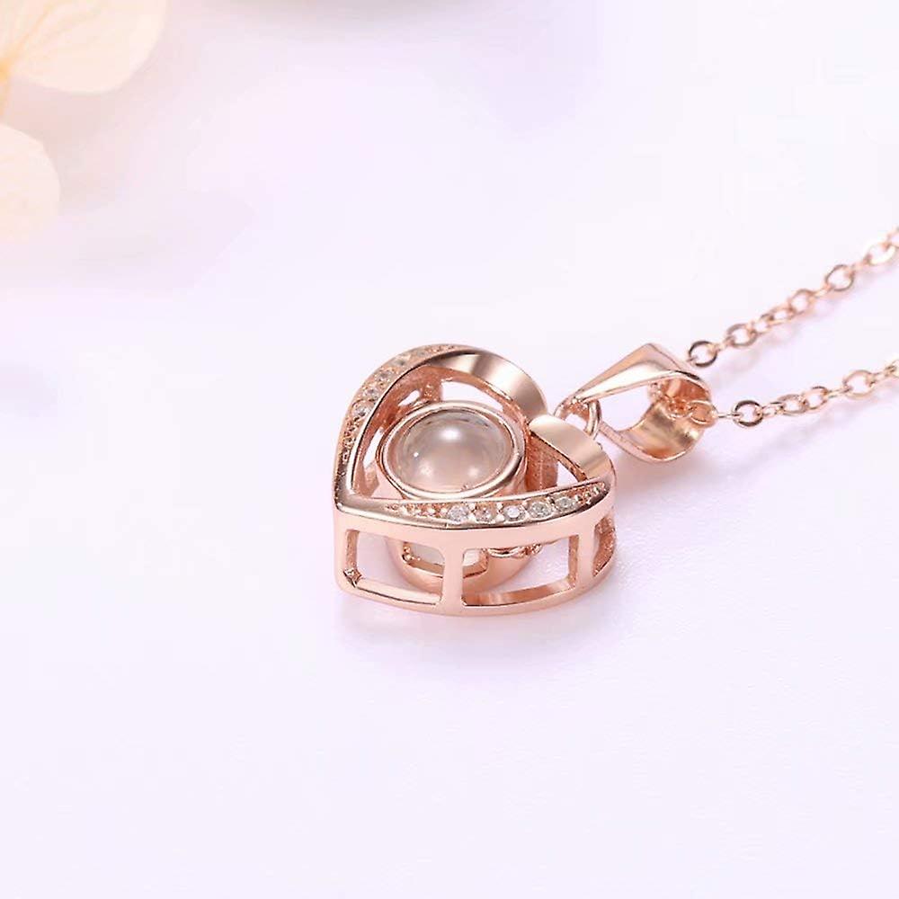 Custom Photo Necklace with Picture Inside Personalized Heart Photo ...