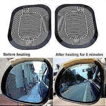 Car Side Wing Mirror Heating Pad DC 12V Universal Rearview Mirror Mist ...