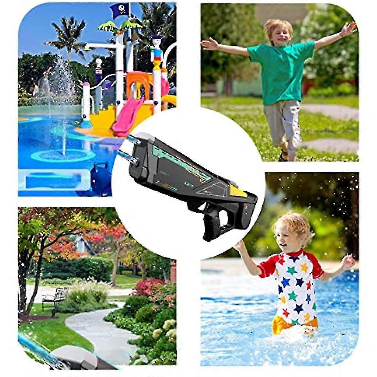 Electric Water Guns Squirt Capacity Toy 20 Meters Range Soaker | Fruugo UK