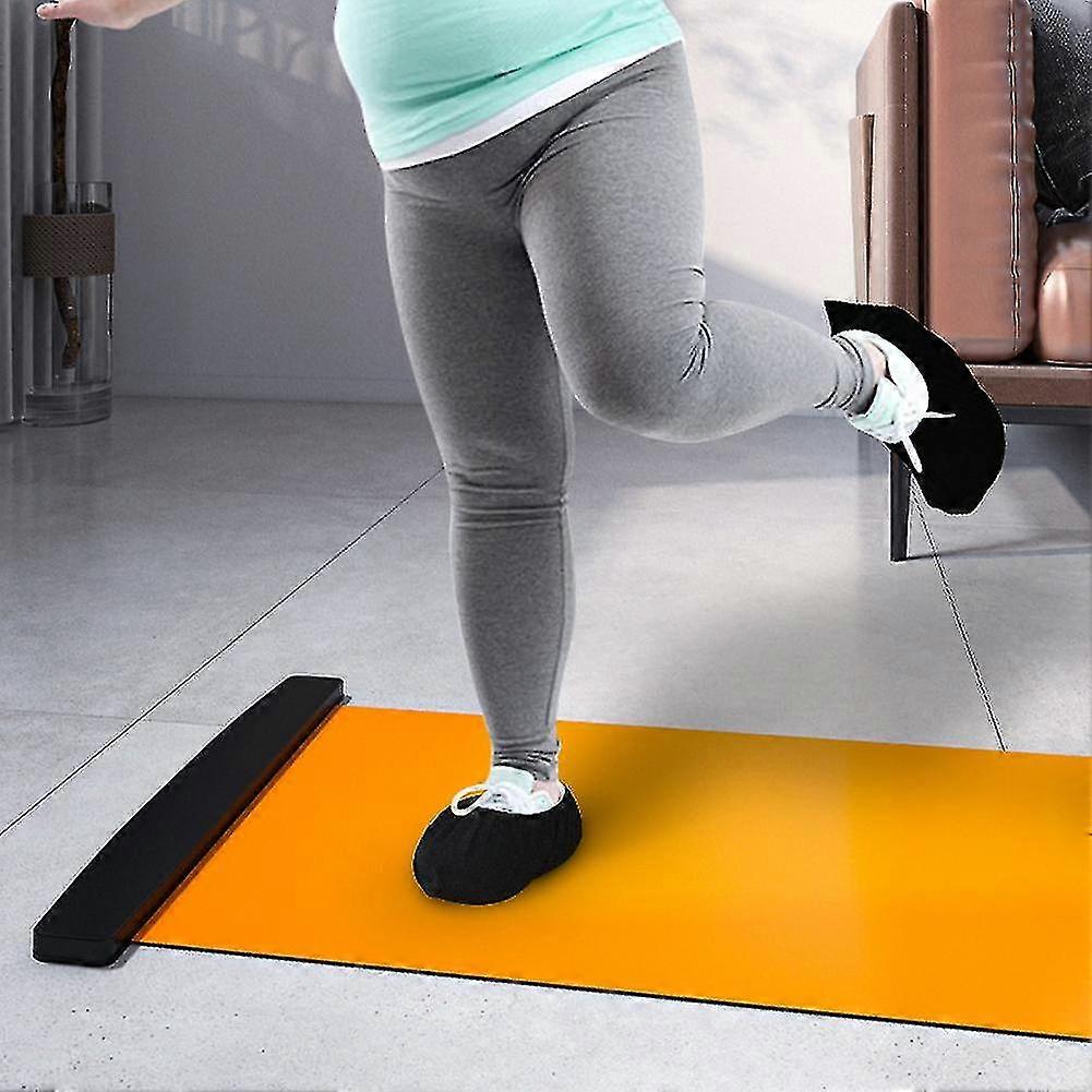 Yoga Sliding Mat Sport Fitness Glide Pilates Skating Training Board Mat ...