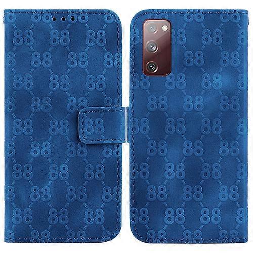 For Samsung Galaxy S20 FE 4G / 5G Double 8-shaped Embossed Leather Phone Case | Fruugo AU