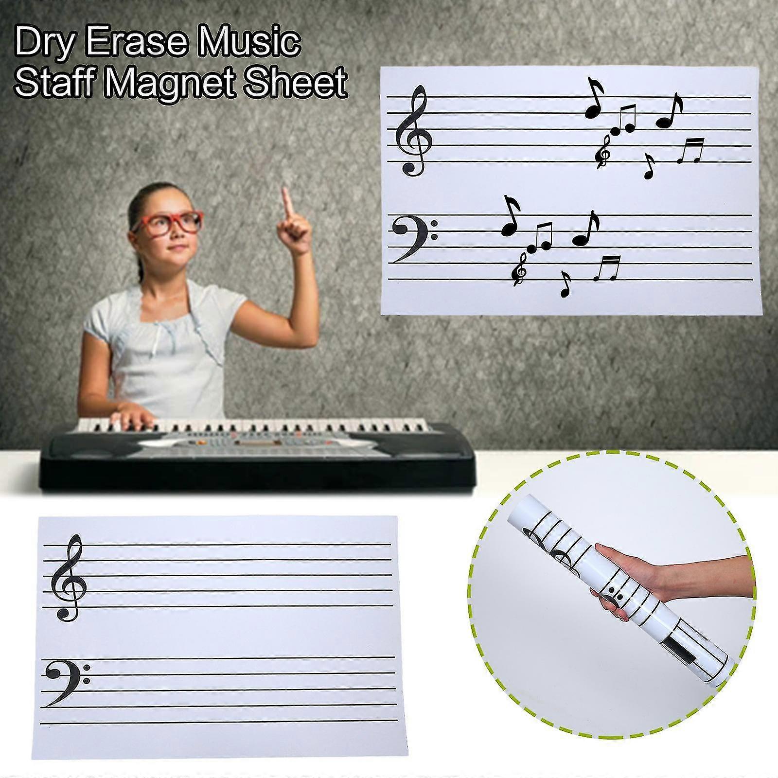 Lightweight Teaching Board Staff Whiteboard Musical Note Whiteboard ...