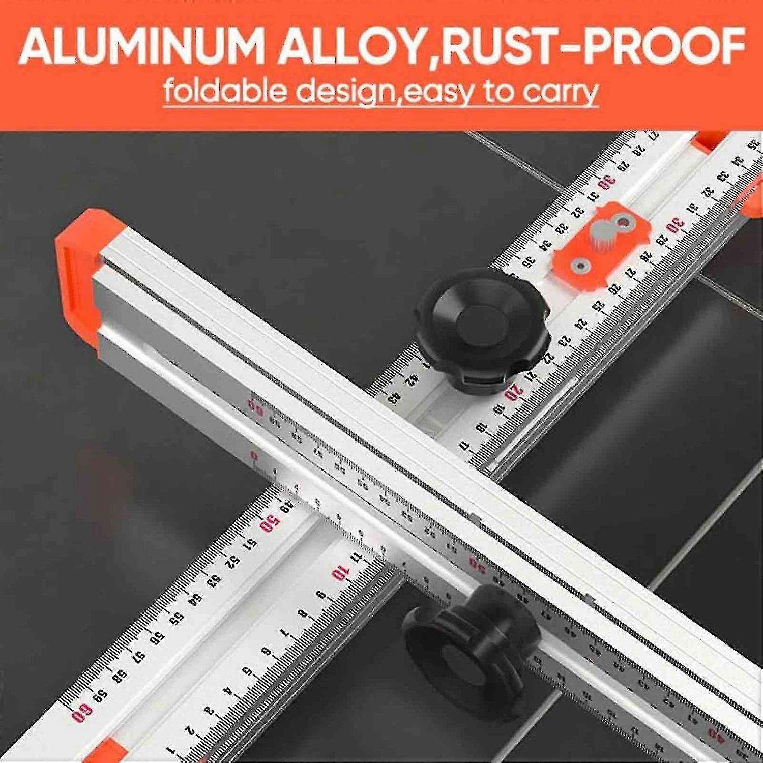 2 in1 Drilling Positioning Ruler High Precisions Angle Ruler ...
