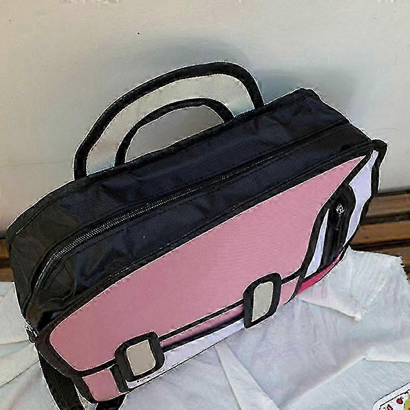 Fashion Unisex 2d Drawing Backpack Cute Cartoon School Bag Comic ...