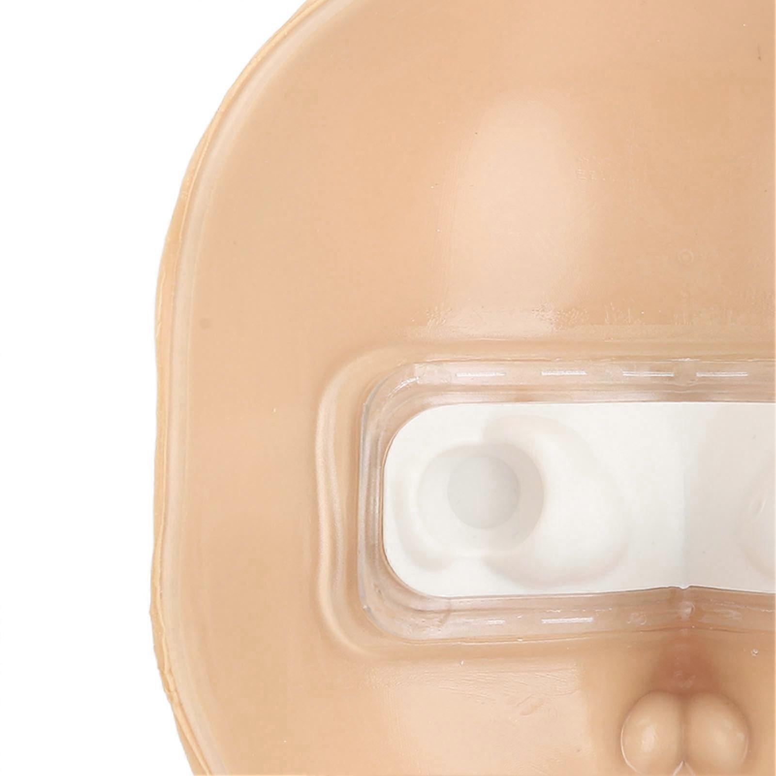 Makeup Practice Face with Plastic Stand 5D Silicone Full Face Makeup ...