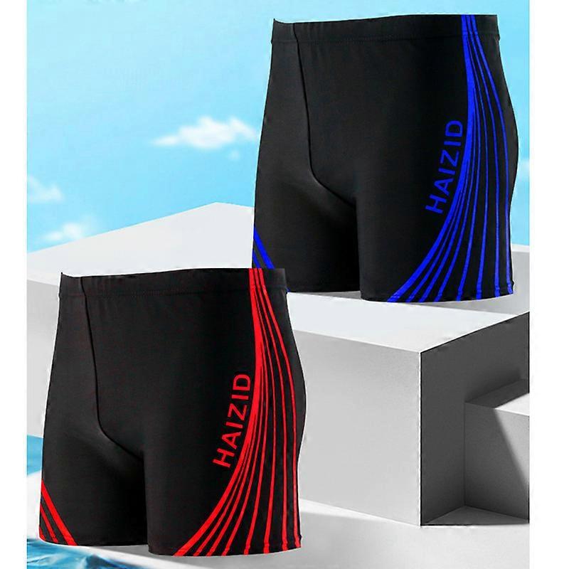 Men's Square Leg Athletic Swim Jammers Durable Training Splice Team ...