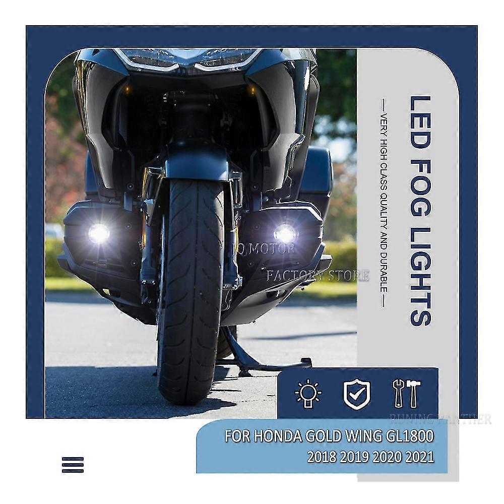 Gold Wing Gl 1800 New Motorcycle Pair Led Fog Lights Foglights W ...
