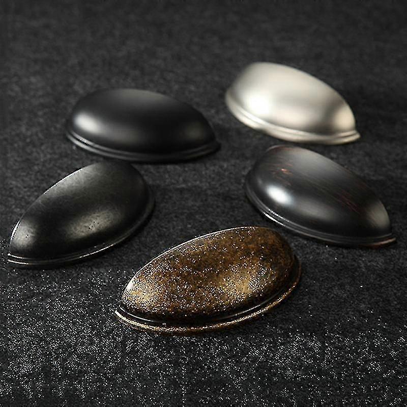 Retro Shell Drawer Pulls Half Moon Kitchen Cabinet Hardware Cabinet ...