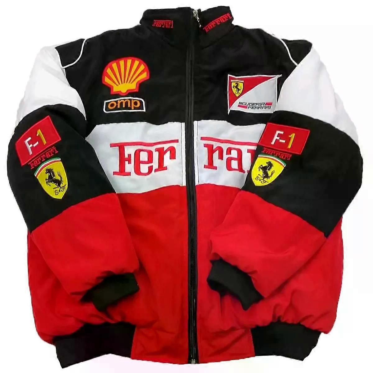 Men Racing Jacket With Red Black Embridery,jacket Suit F1 Team Racing ...