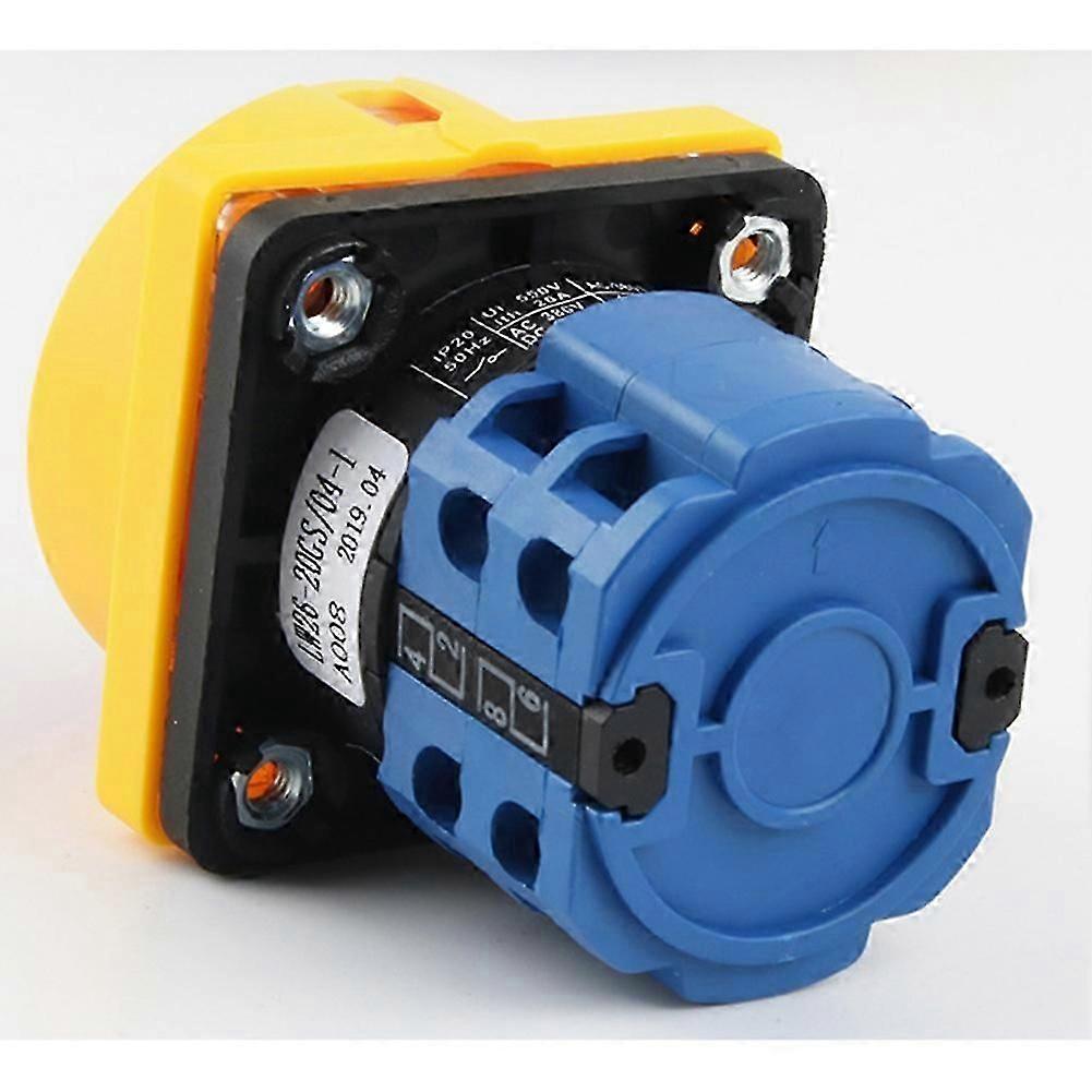 20A OFF-ON 4 Poles Disconnect Isolator Switches LW26GS CA10 48x48mm ...