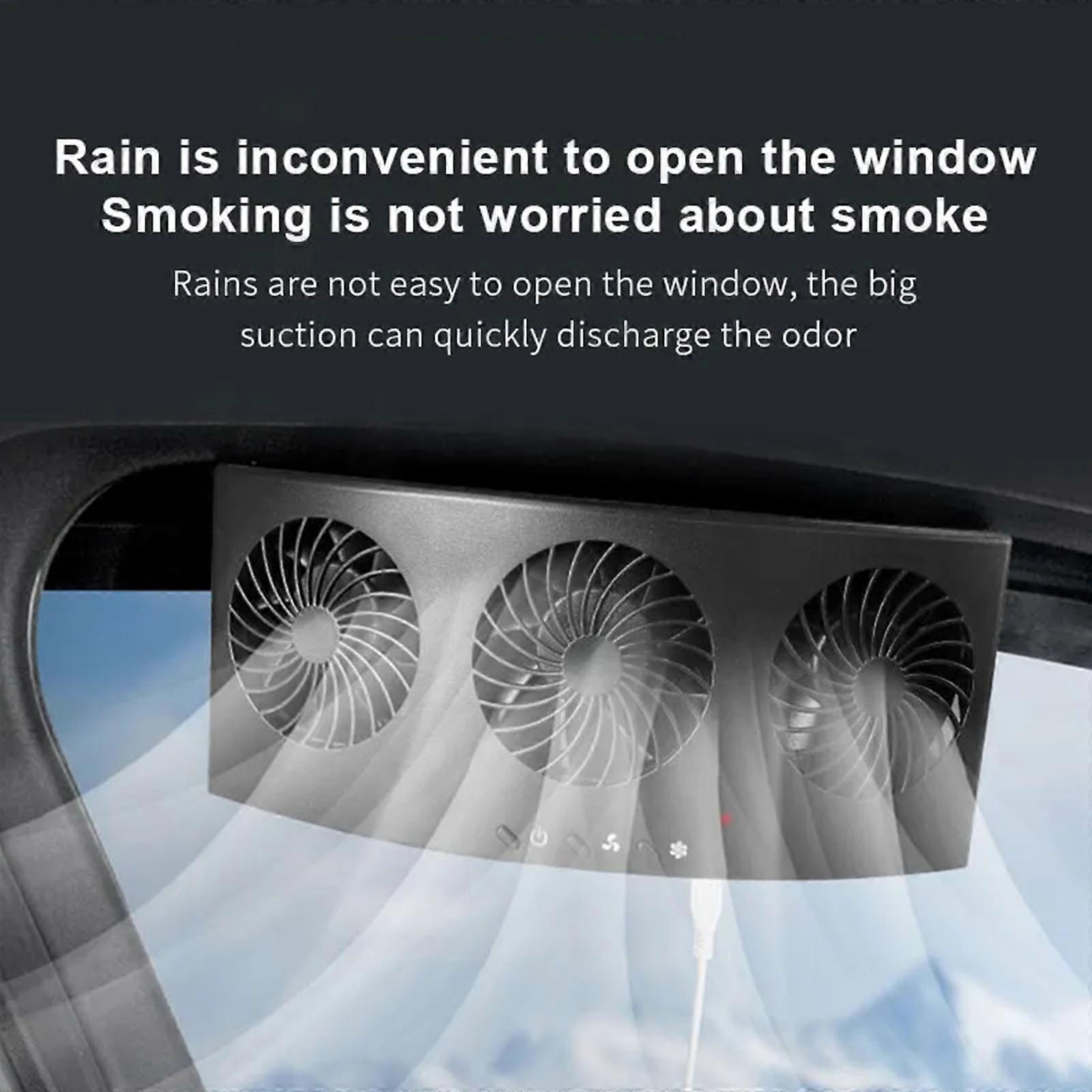High Speed Car Ventilation Fan for Quick Cooling Odor Removal and ...