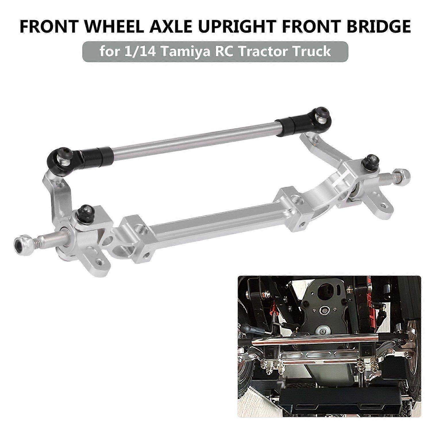Front Wheel Axle Upright Front Bridge for 1/14 Tamiya Tractor Truck RC Climber Trailer | Fruugo UK