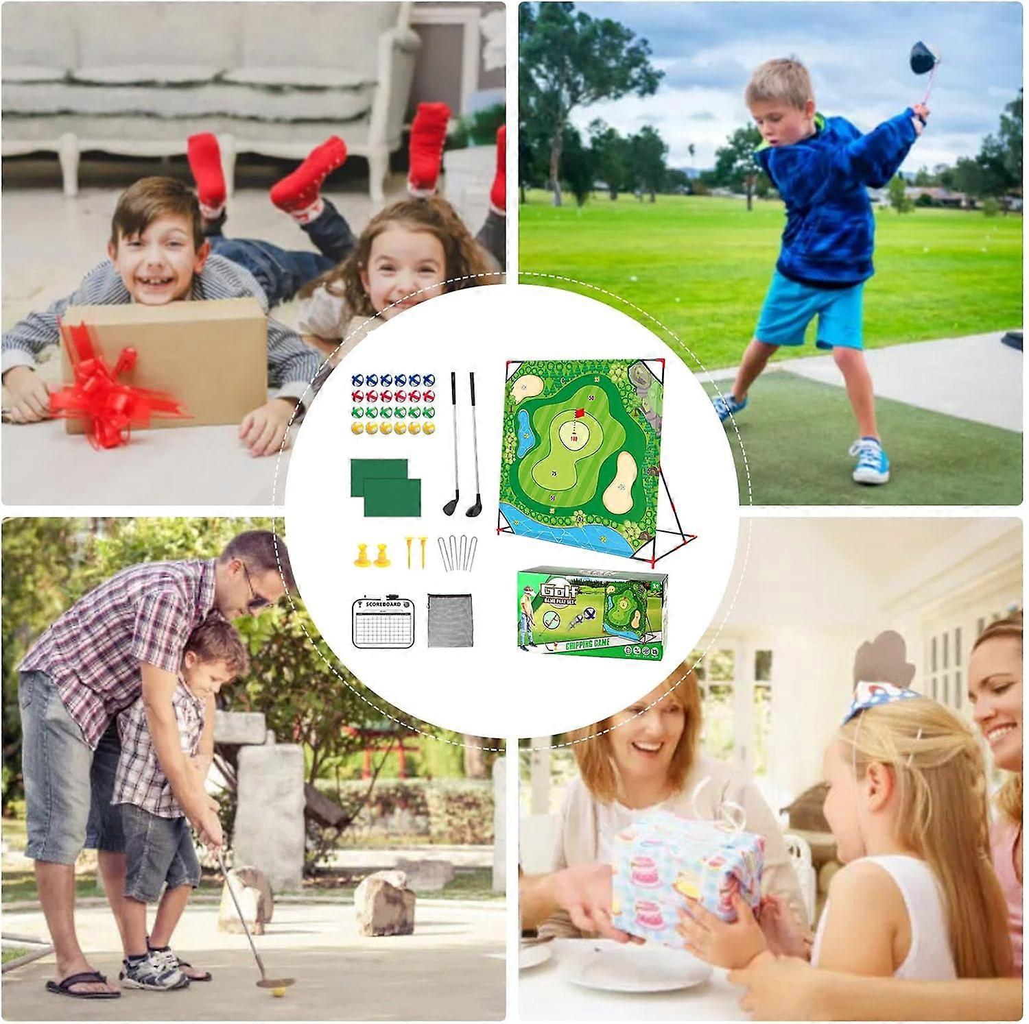 Battle Golf Spiel | Indoor & Outdoor Golf Übungsmatte Set mit Putting ...