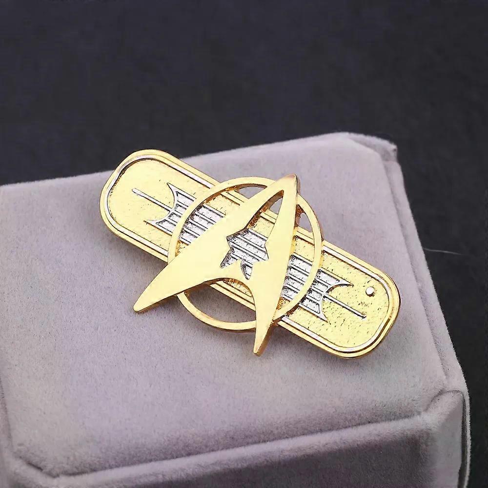 Classic Movie Star Trek Button Brooch Starfleet Logo Metal Badge ...