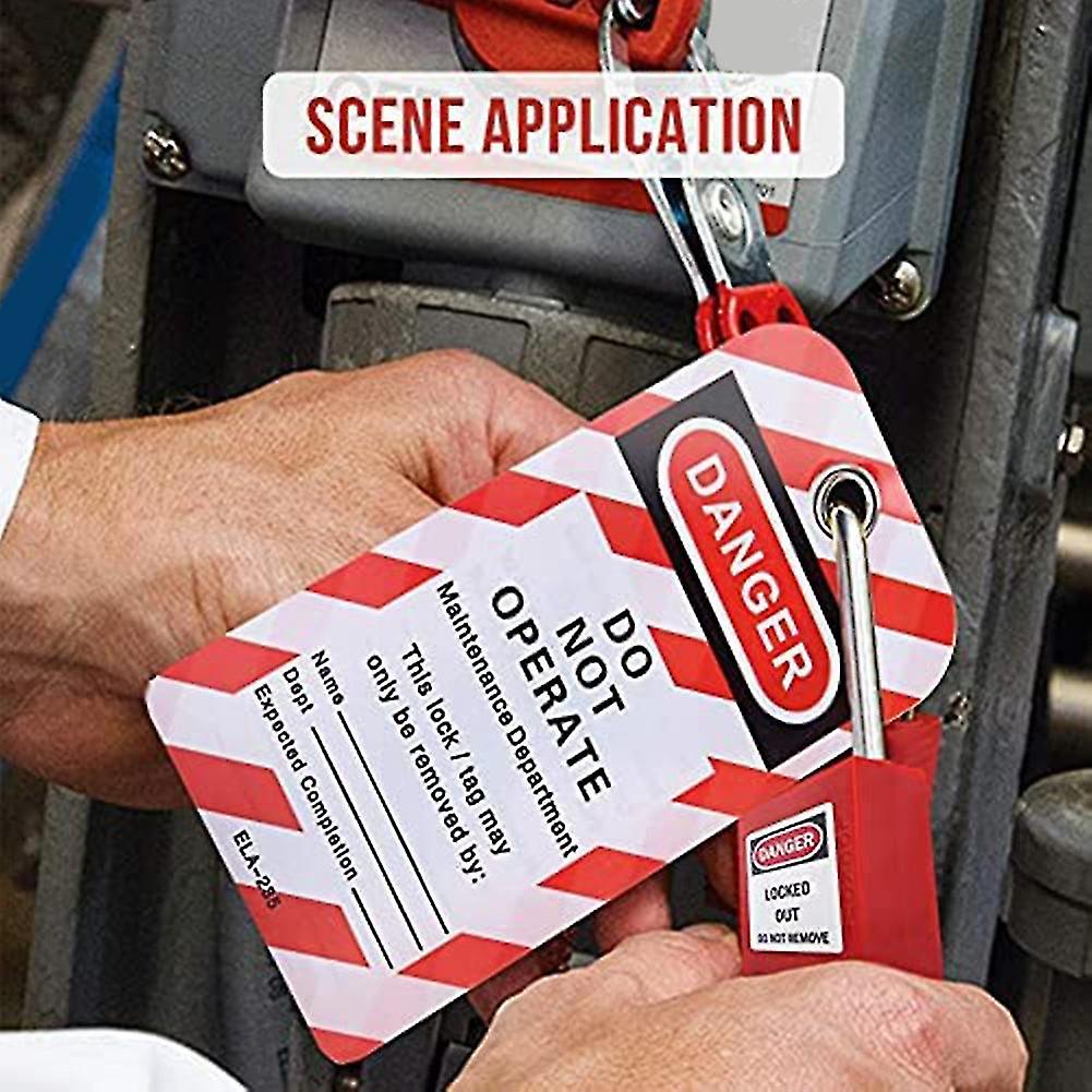 9 Pcs Lockout Tagout Locks Tags Set- Lockout Locks Keyed Different ...