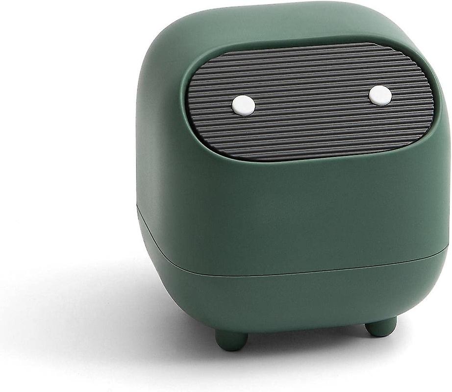 Mini Trash Can With Lid, Cute Ninja Desktop Trash Cans, Small Trash Can ...